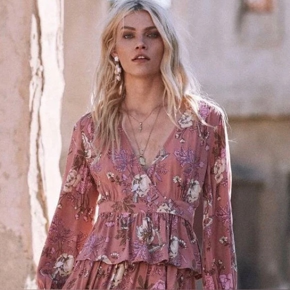 Spell | Tops | Rosa Wrap Blouse Sz M Spell Designs | Poshmark